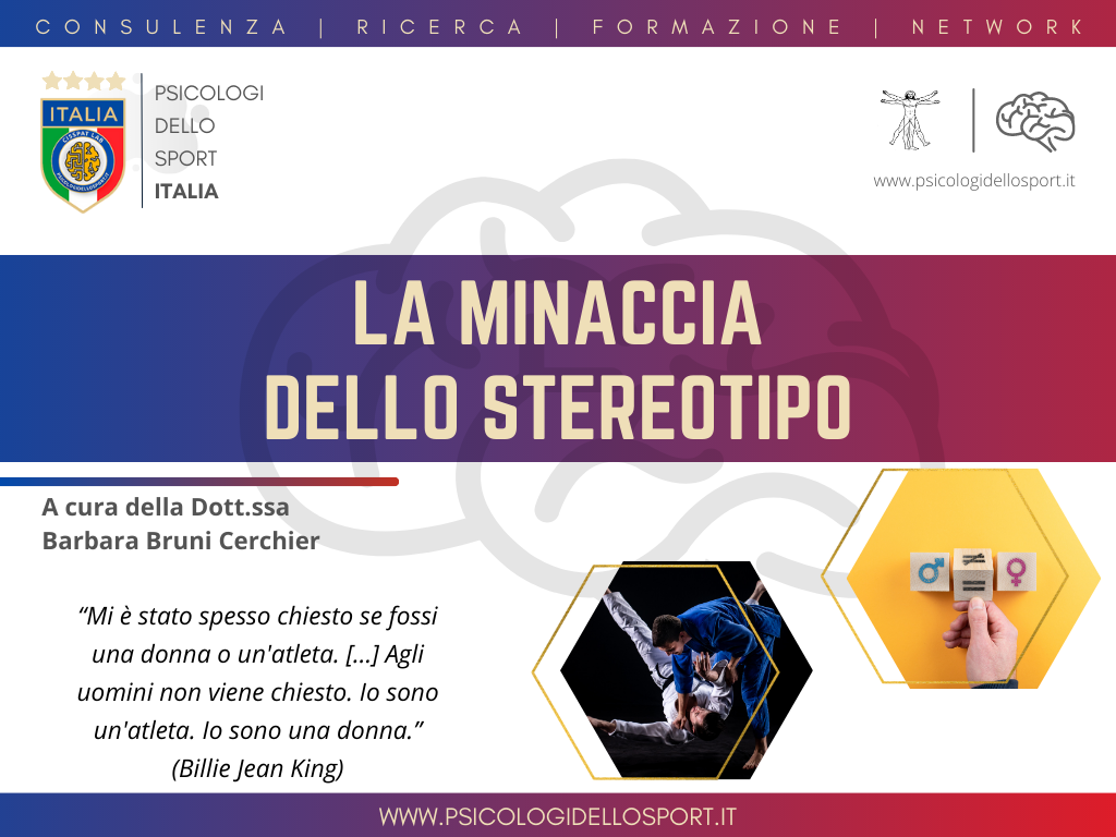 LA MINACCIA DELLO STEREOTIPO – Psicologi dello Sport | ITALIA